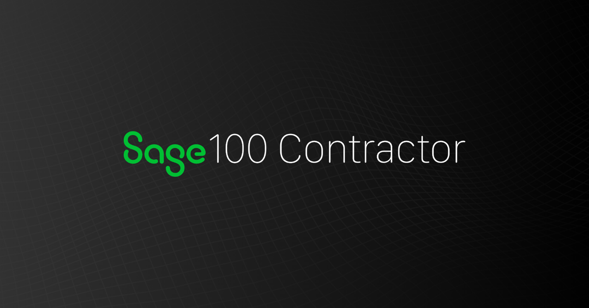 Sage 100 Contractor | 2025 Reviews, Pricing, Features