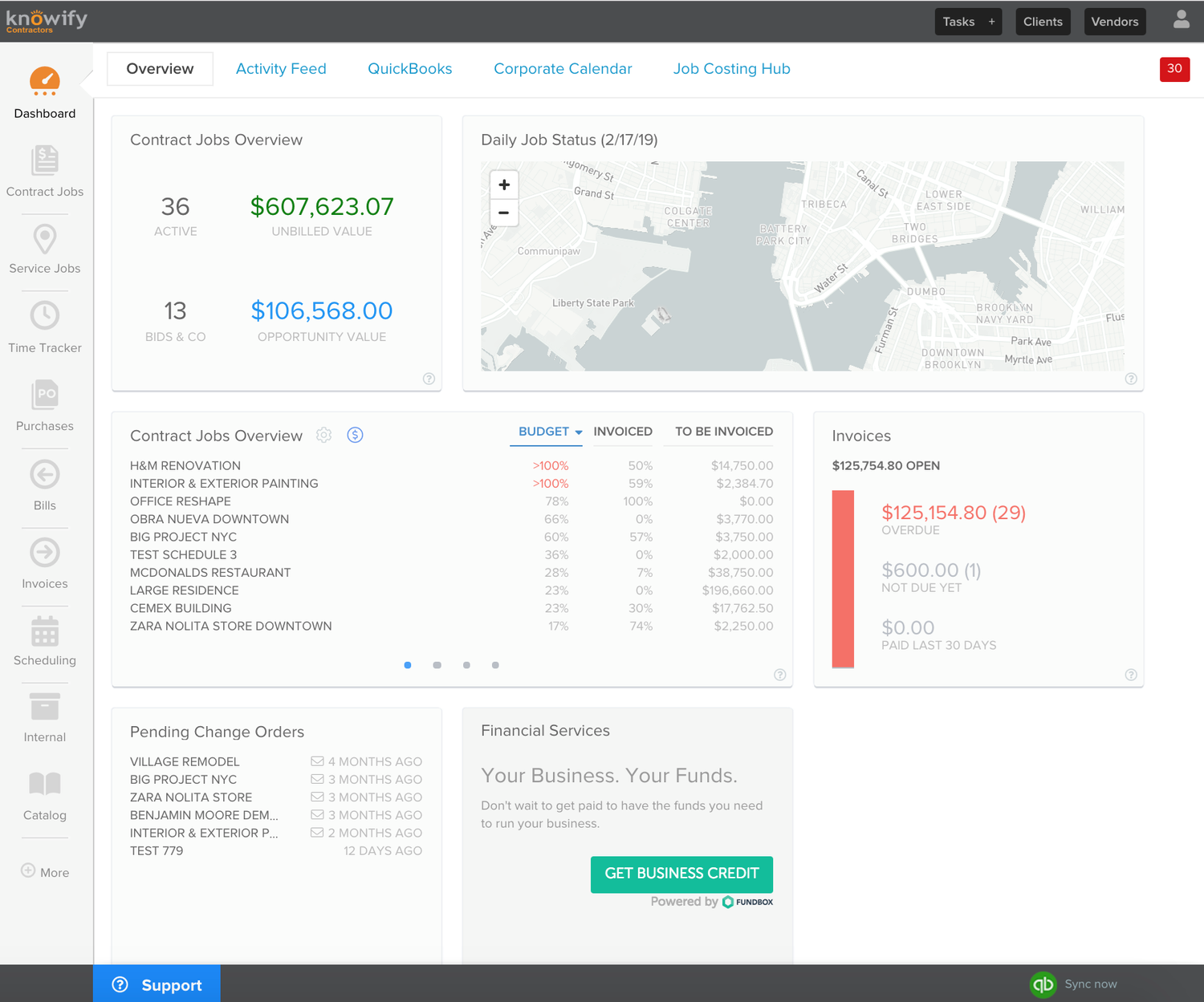 electrical contractor accounting software - QuyaSoft