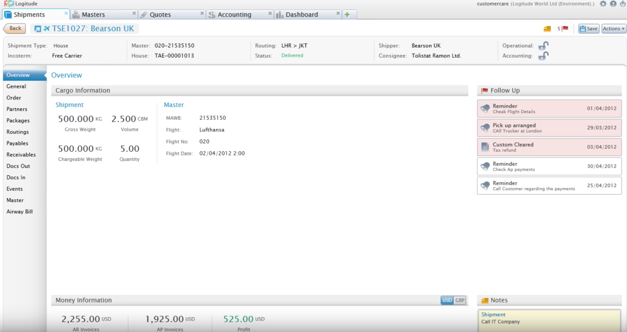 Best software for freight forwarder - QuyaSoft