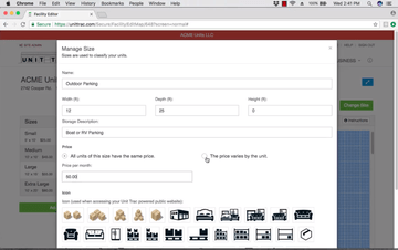 Storage facility management software - Techstera